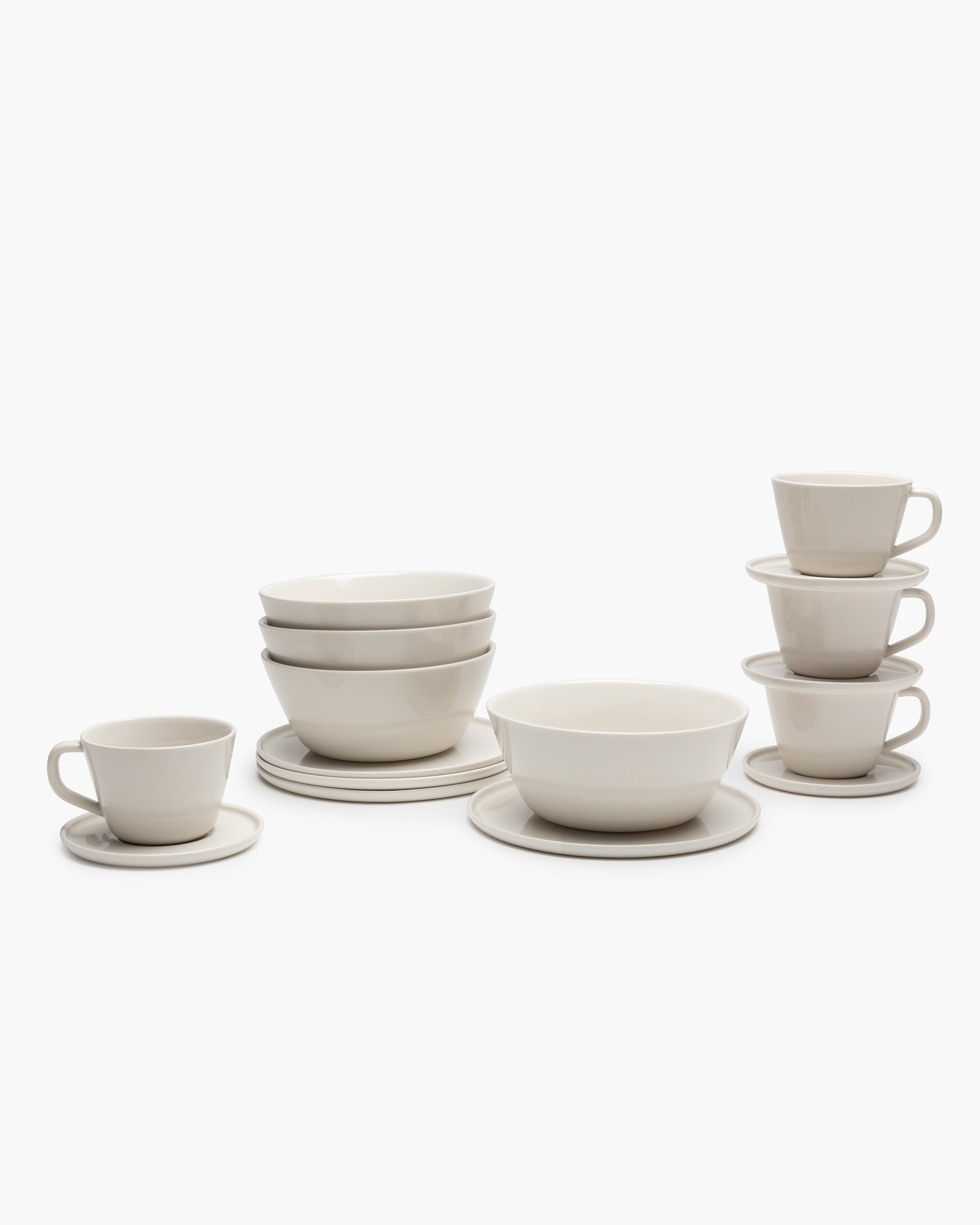 Breakfast Set 16 pieces ivory Cena – Serax US