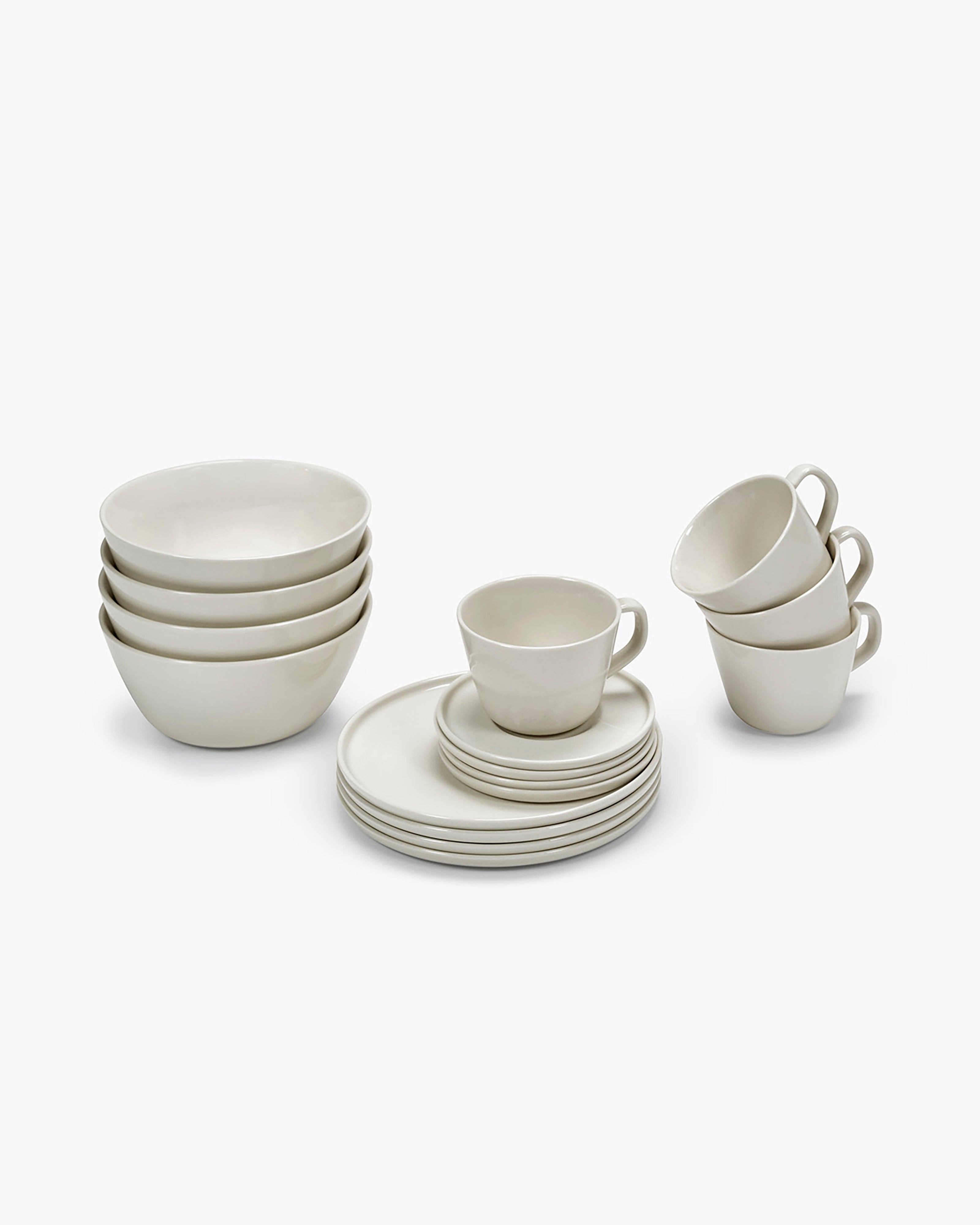 Breakfast Set 16 pieces ivory Cena – Serax US