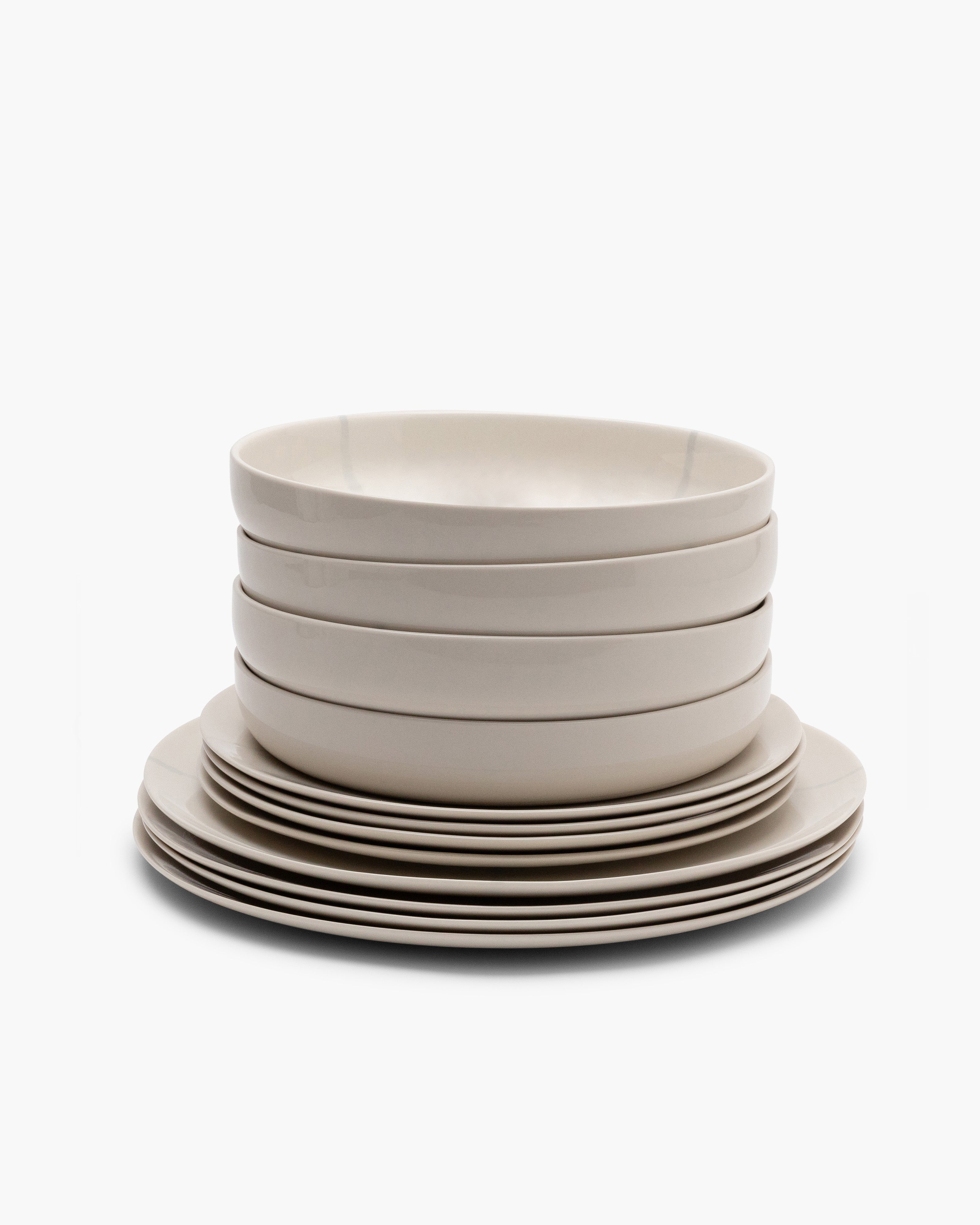 Dinner Set 12 pieces salt zuma – Serax US