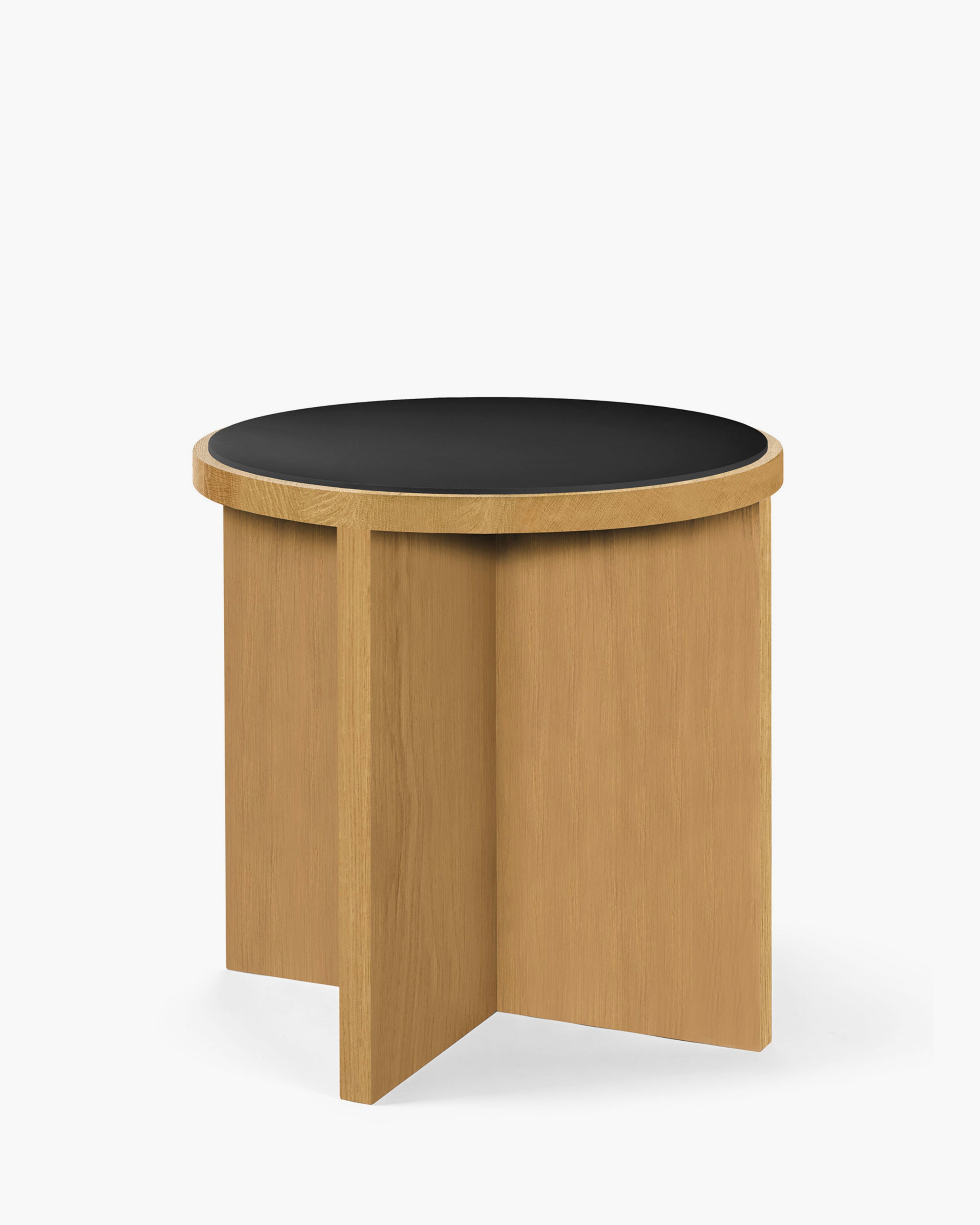 Table S oak natural/top oak stained black Cici – Serax US
