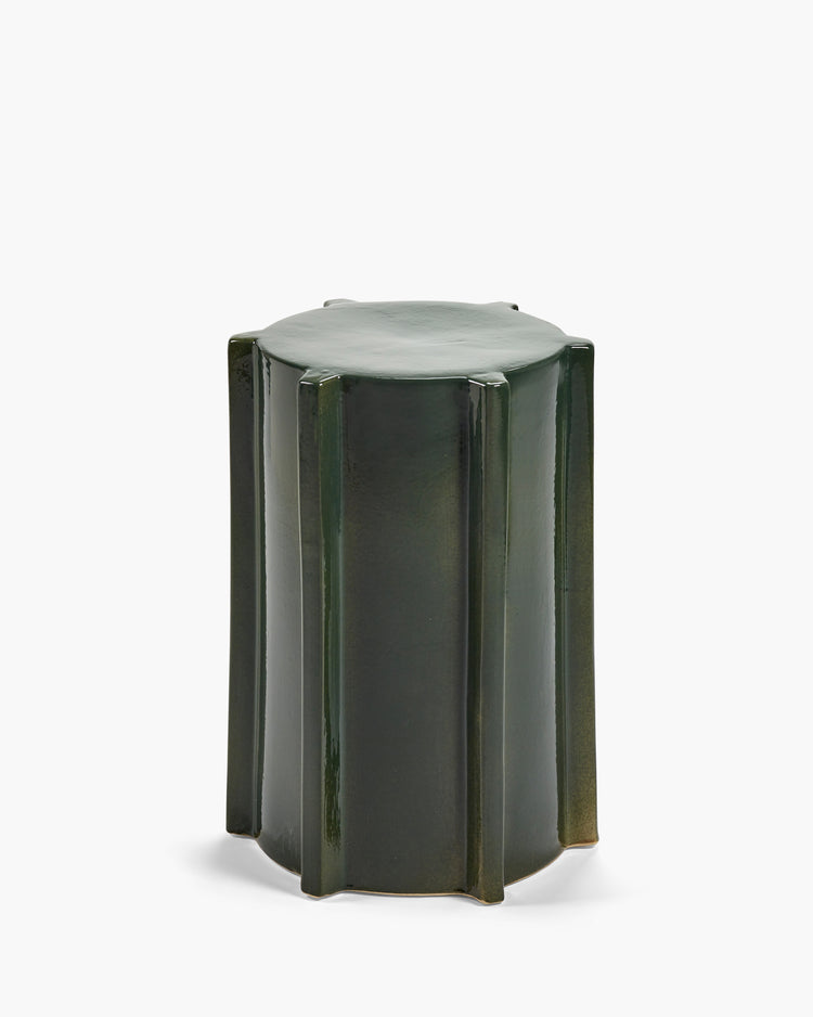 Side table dark green geometrical Pawn – Serax US