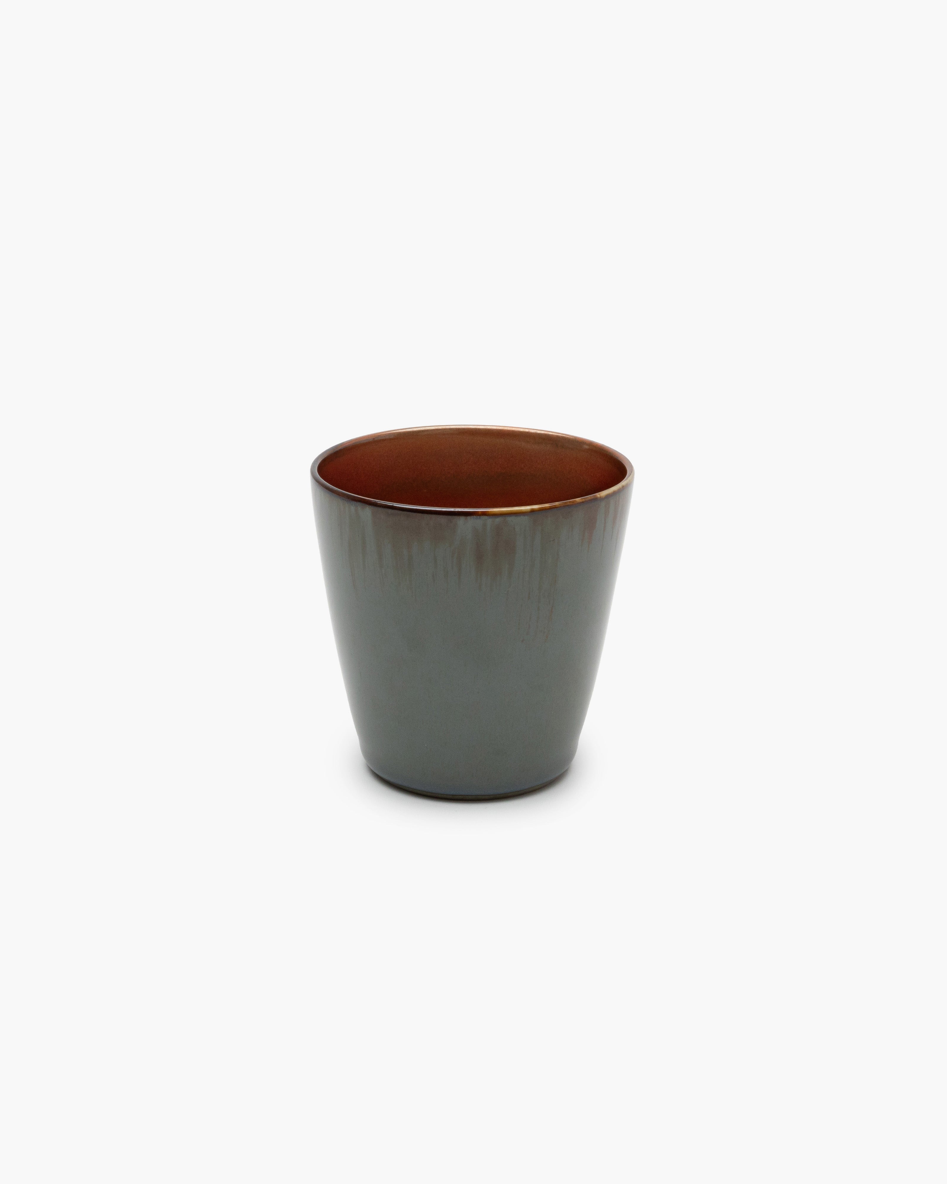 Conical cup S smoky blue/rust Terres de rêves – Serax US