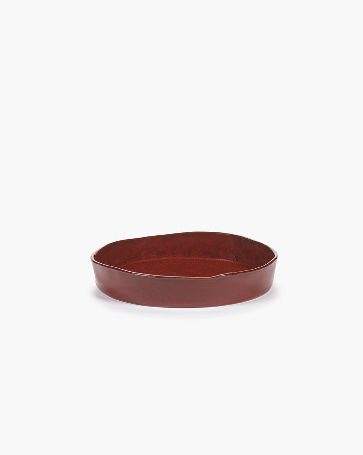 Deep plate M venetian red La Mère – Serax US