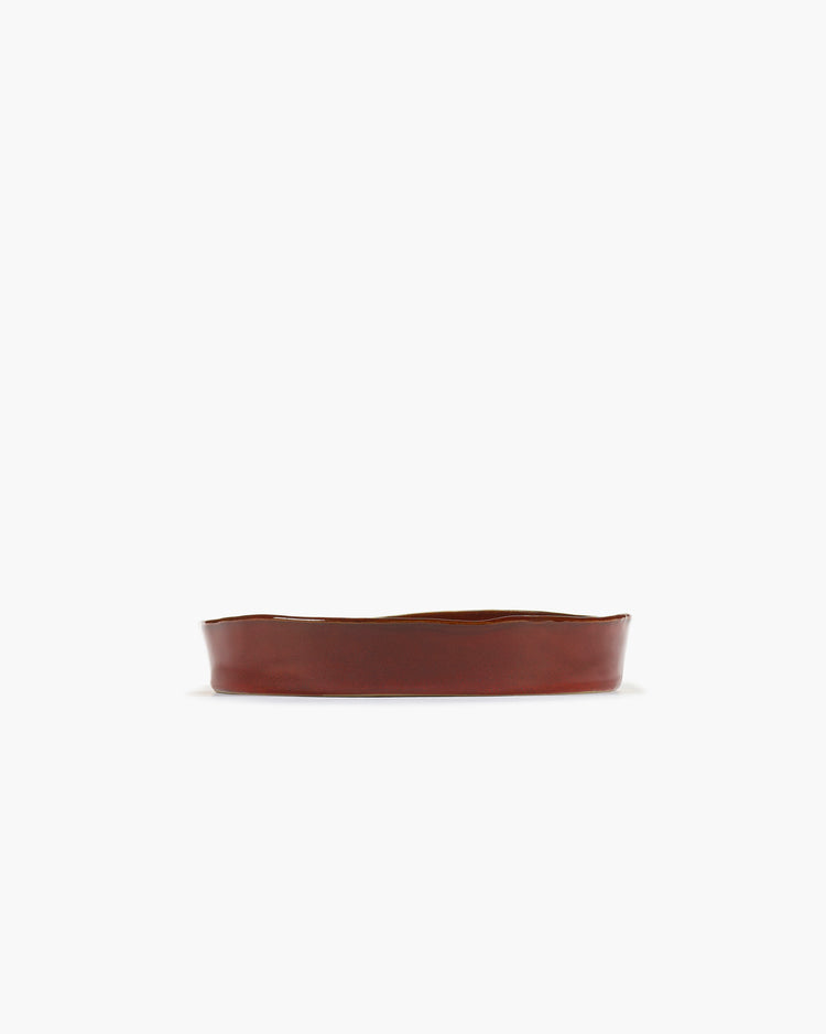 Deep plate M venetian red La Mère – Serax US