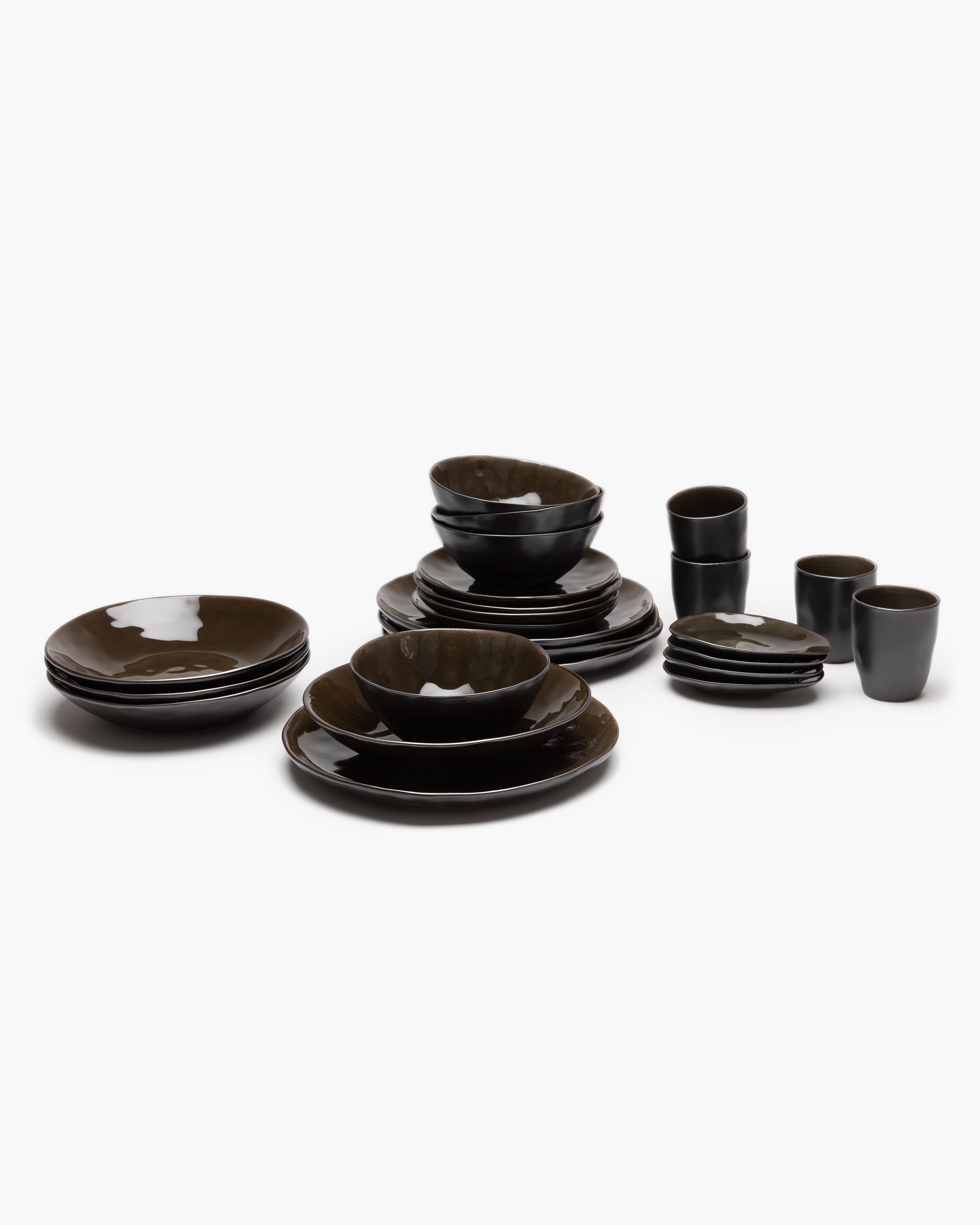 Full Set 24 pieces dark gray Pure – Serax US